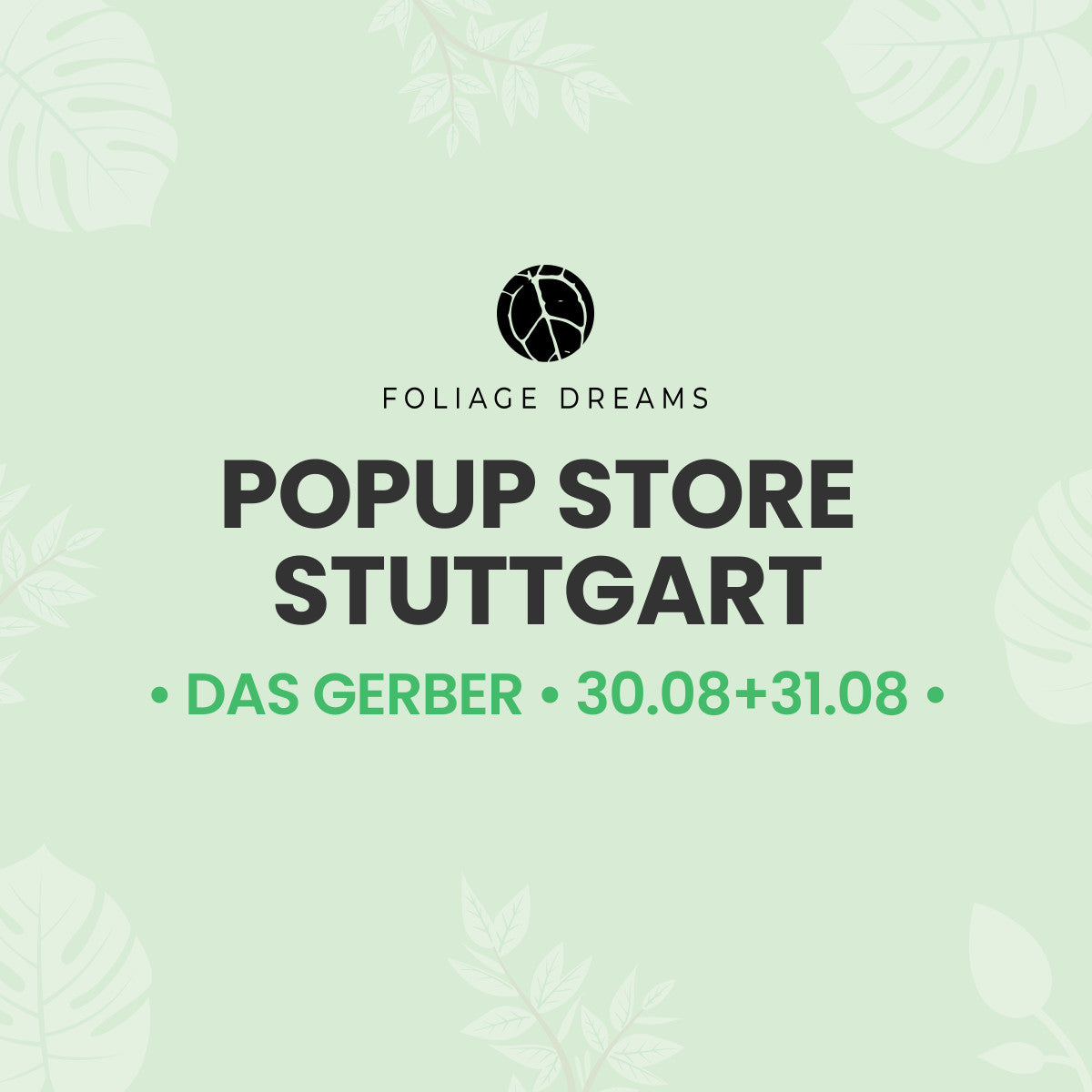Foliage Dreams Pop-Up Events
